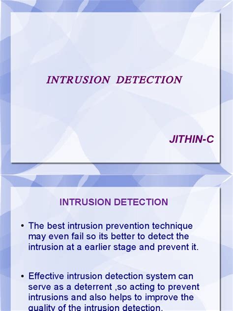 Intrusion Detection Pdf Audit Information
