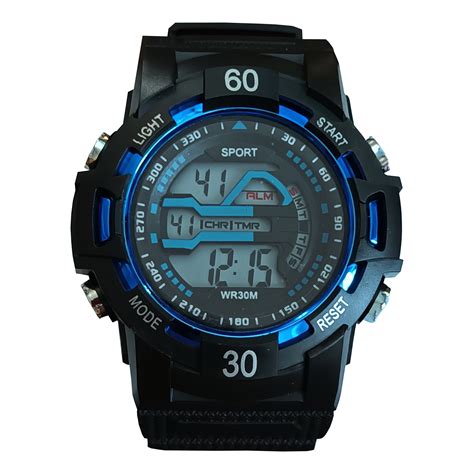 قیمت و خرید ساعت مچی دیجیتال مردانه مدل اسپرت ضد آب کامپیوتری کد B