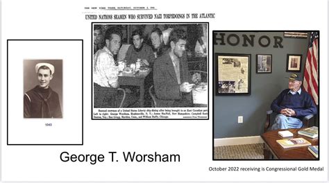 George T Worsham Usmm Wwii — Usa Warrior Stories