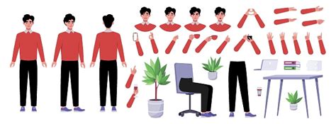 09 3character Big Set Stock Illustration Download Image Now Adult Arm Avatar Istock