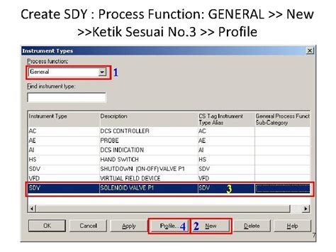 Tahapan Dalam Mengerjkakan Intools Create 1 Instrument Type