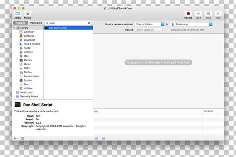 Computer Program Automator Macos Finder Terminal Png Clipart Apple