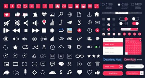 Apps Menu Bar Ui Kit Add Button Images Stock Photos D Objects Vectors Shutterstock