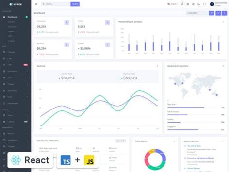 Hyper React Admin Dashboard Template Reactjs Bootstrap Themes