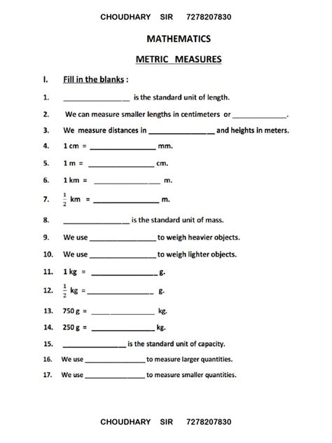 Class 3 Revision Test Pdf Length