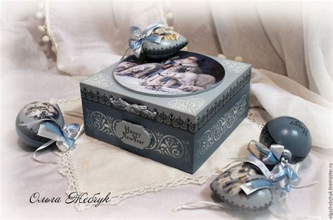 Набор ёлочных игрушек в шкатулке Морозко в интернет магазине на Ярмарке Мастеров Санкт