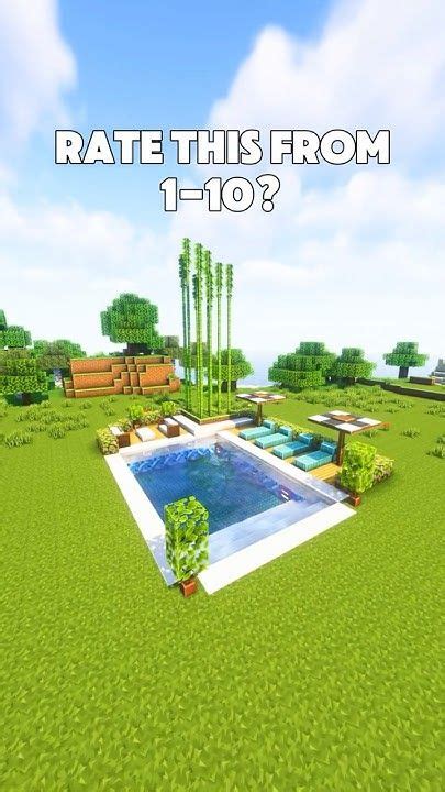 Will You Build This Pool In Your Survival World 🏊‍♂️💦 Shorts Minecraft In 2025 Minecraft