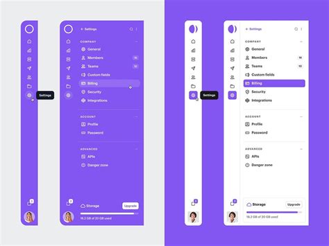 Pin by rosa on 사이드바메뉴 Navigation Sidebar Web design