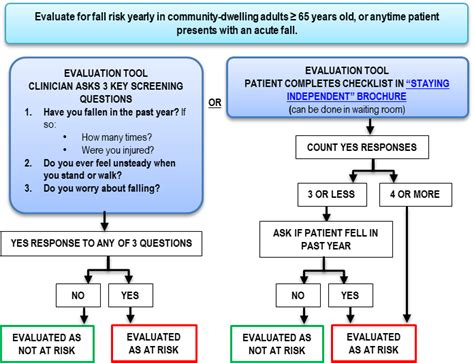 Fall Prevention Risk Assessment And Management For Community Dwelling