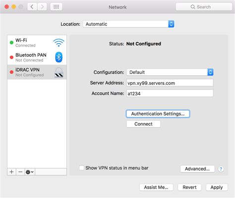 Setup L2TP Over IPsec For IDRAC On Mac OS X A Quick Guide
