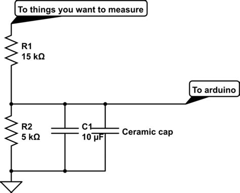 Smoothing Capacitor For Voltage Sensor Electrical Engineering Stack Exchange