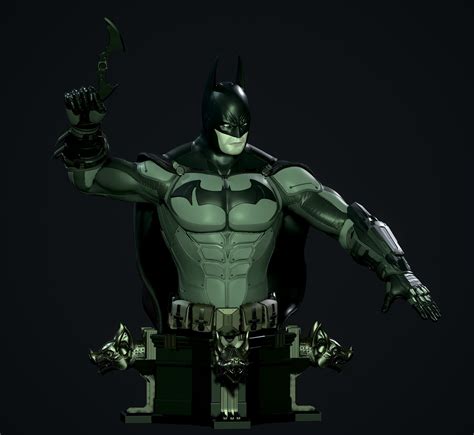 Batman 743 Suit Bust Batman Arkham Knight 3d Model 3d Printable Cgtrader