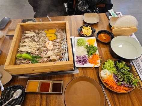 동탄 샤브샤브 편백회관 편백찜 월남쌈 무한리필 네이버 블로그