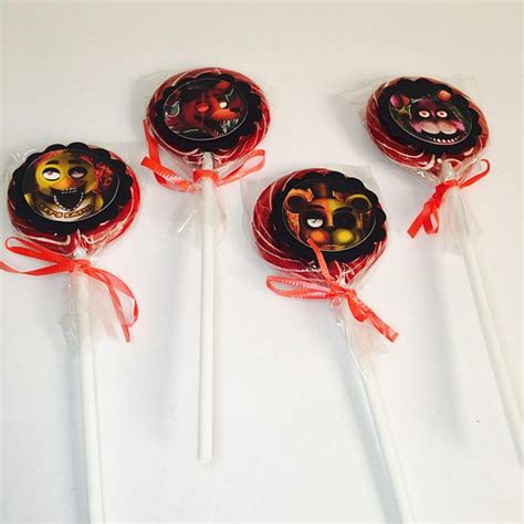 Five Nights At Freddys Lollipops Paletas De Dulce~ Dessert Table