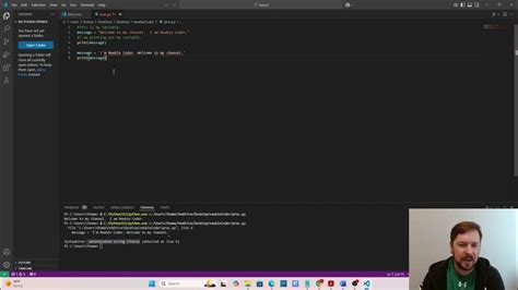 Python Comments Variables And Strings Youtube