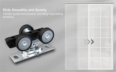 Jubest Pocket Door Rollers Assembly Commercial Grade