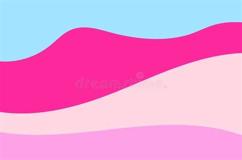 Pink Blue Gradient Abstract Wavy Vector Background Stock Vector Illustration Of Banner
