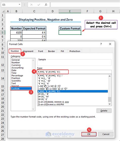 How To Apply A Custom Number Format With Multiple Conditions In Excel