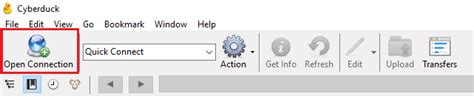 Quick Connect To Ftp With Cyberduck Ftp Client On Windows Computer