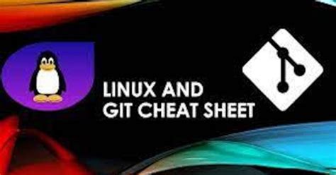 Gaurav Shanbhag On Linkedin Cheat Sheet For Linux And Git And Github