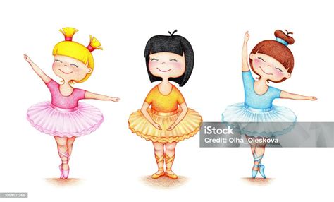 손 다른 위치에 3 명의 발레 댄서의 그림을 그려 공연에 대한 스톡 벡터 아트 및 기타 이미지 공연 공주 교육 Istock