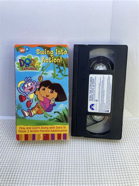 Nick Jr Dora The Explorer Swing Into Action Vhs Video Tape Only Sexiezpix Web Porn