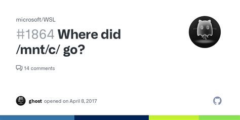 Where Did Mntc Go · Issue 1864 · Microsoftwsl · Github