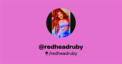 Redheadruby Instagram Tiktok Linktree