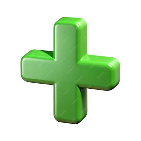 Premium Photo A Green Cross With A Green Cross On It
