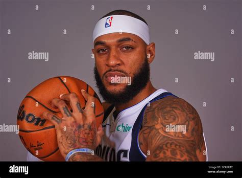 Dallas Mavericks Center Daniel Gafford Poses For A Photo During The Nba