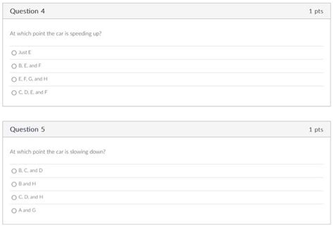 Solved The Slope At A Given Time Point Of Velocity Vs Time Chegg