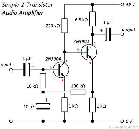 Simple Transistor Amplifier Circuit Diagram