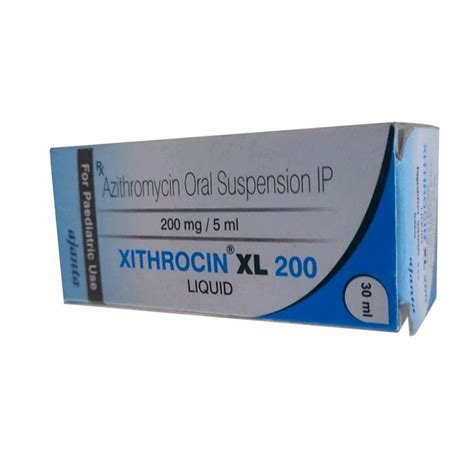 Azithromycin Oral Suspension Ip Liquid Px Packaging Size 30ml At ₹ 40 Bottle In Ahmedabad