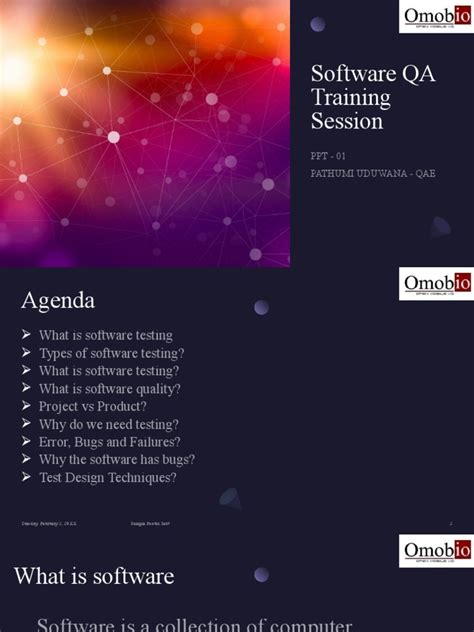 Qa Training Session Ppt Series Ppt 01 Pdf Software Testing