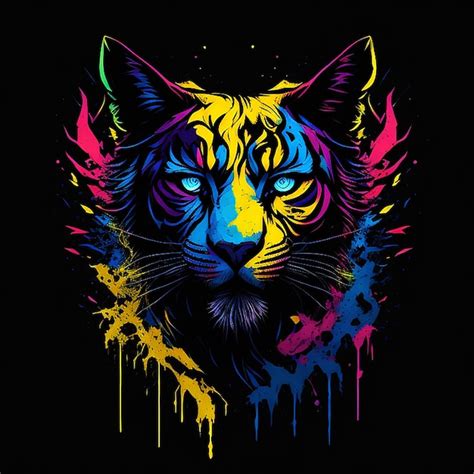 дизайн рубашки шаблон рубашки Премиум Ai сгенерированный вектор