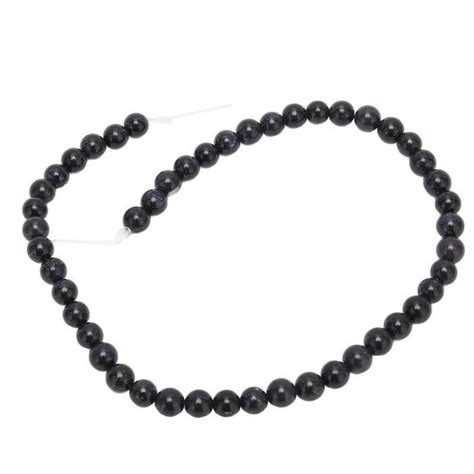 Kimiss Perles Rondes En Vrac Perles De Pierre Naturelle 8mm Perles De