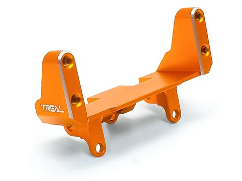 Treal Hobby UTB18 Capra Front Servo Mount CNC Machined Aluminum 7075 Upgrades Orange X003K2K0PL