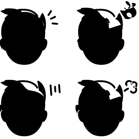 Various Facial Expressions Male Vector Svg Icon Svg Repo