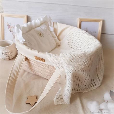 Люлька для куклы переноска для куклы 35 см×20 см×11 см в интернет магазине на Ярмарке Мастеров