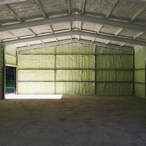 Steel Building Insulation Just Spray It