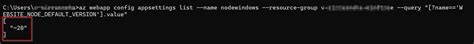 Azure How To See Which Nodejs Version A Web App Is Running Stack