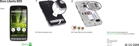 Doro DORO E GSM WCDMA LTE Mobile Telephone User Manual