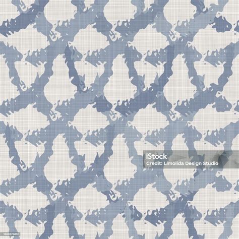 원활한 프렌치 농가 린넨 낙서 배경 프로방스 블루 그레이 린넨 소박한 패턴 감촉 초라한 세련된 스타일 오래된 짠 아마 블루 낙서 프린트 전체에 직물 모티프 0명에 대한 스톡