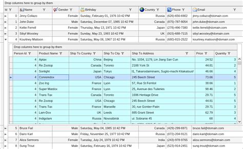 Wpf Grid Control Wpf Data Grid Component Nevron