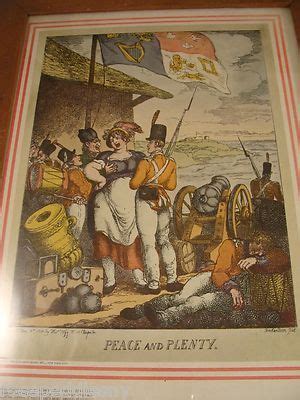 Thomas Rowlandson 1800s Bawdy Cartoon~vintage Lot Of 4 Framed 464875210