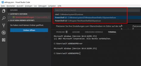 Visual Studio Code Vscode Als Konsole Für Powershell Nutzen Windowspro