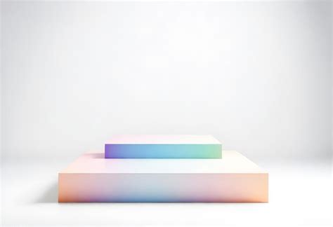 Minimal Gradient Podium Premium Ai Generated Image