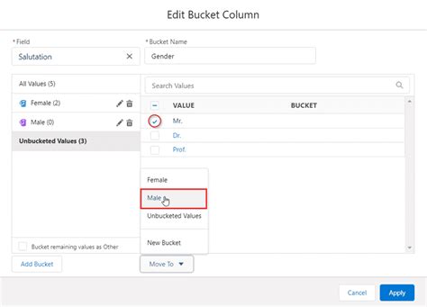 What Is Bucket Field In Salesforce Create And Use A Bucket Field