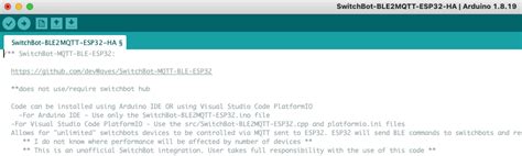 Switchbot Esp32 Mqtt Die Beste Home Assistant Integration Smart Home And Home Assistant Blog