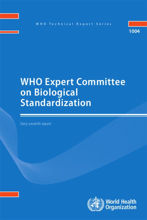 Who Expert Committee On Biological Standardization